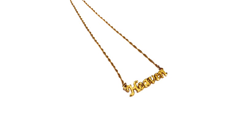 Name Pendant Chain – Azmara Gold